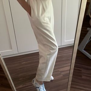Koret | Pants & Jumpsuits | Korea Off White Wool Pleated Slacks With ...